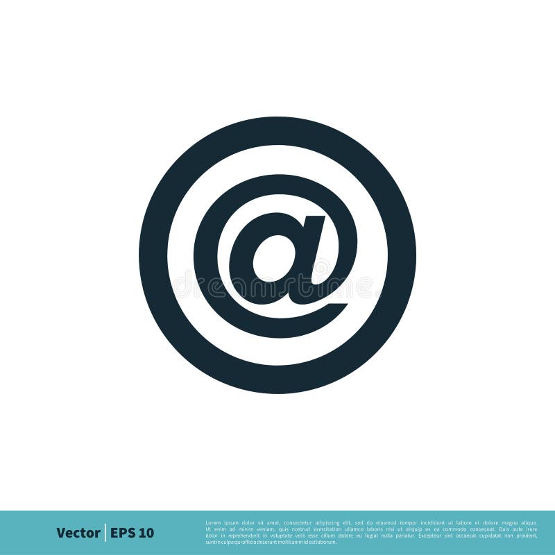 Email Sign Icon Vector Logo Template Illustration Design. Vector EPS 10 ...