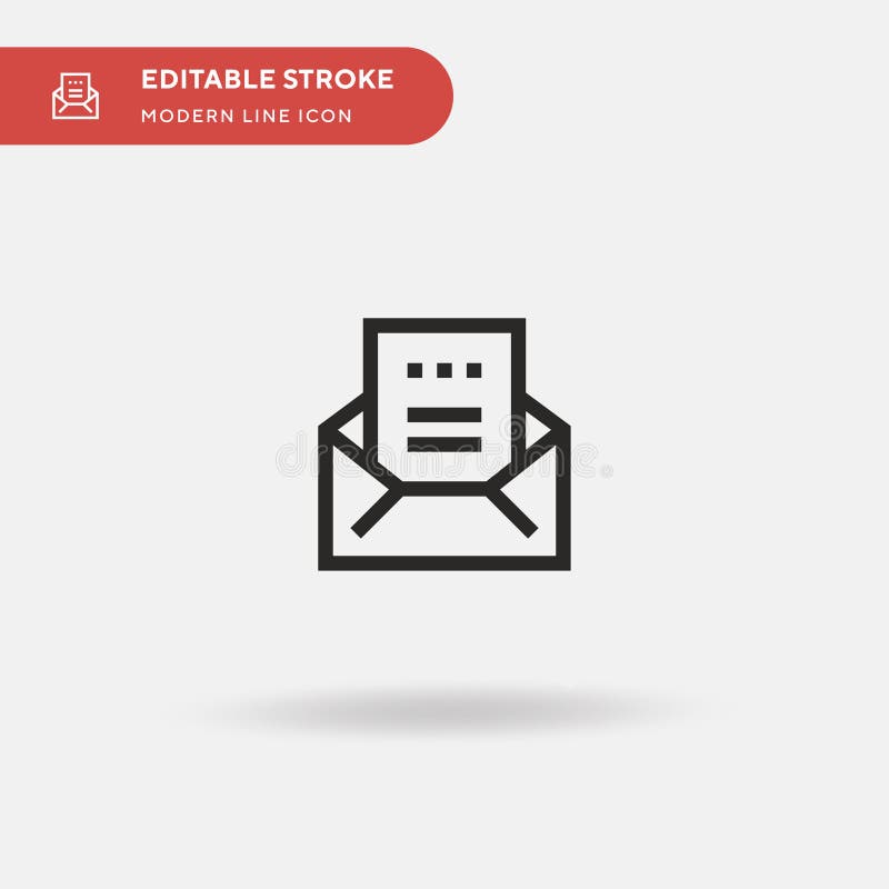 Email Simple Vector Icon. Illustration Symbol Design Template for Web ...