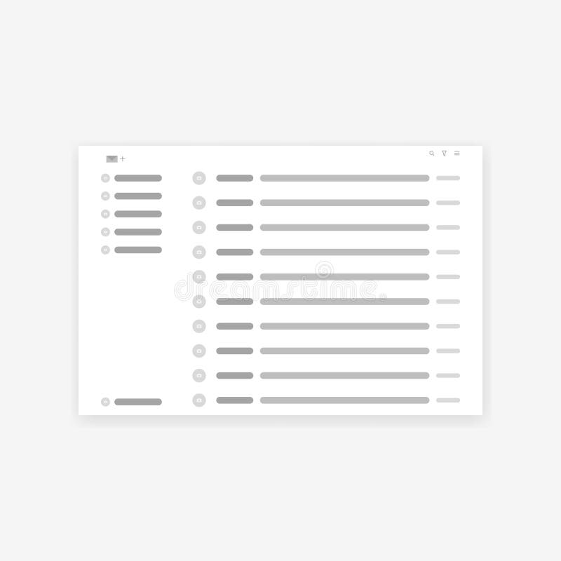 Email, Webpage with Sad Face Colored Icon. Customer Satisfaction ...