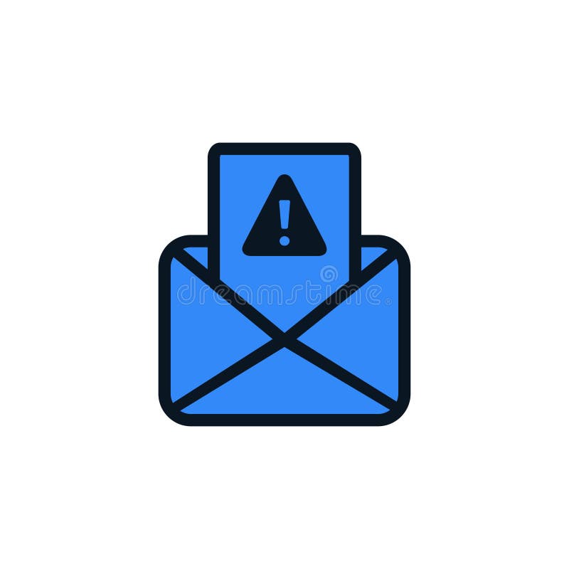Email Spamming Icon, Spam Mailing, Wrong E-mail Address Icon Stock ...