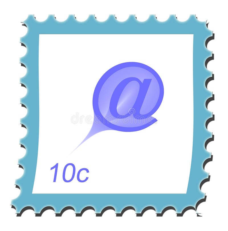 Email Postage Stamp Stock Illustrations – 5,212 Email Postage Stamp ...