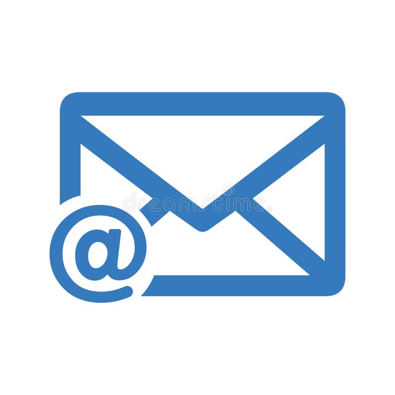 Email, Subscription, Letter, Mail Icon. Blue Vector Graphic Stock ...