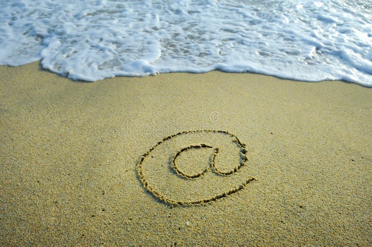 Email symbol stock photo. Image of access, business, draw - 14860578