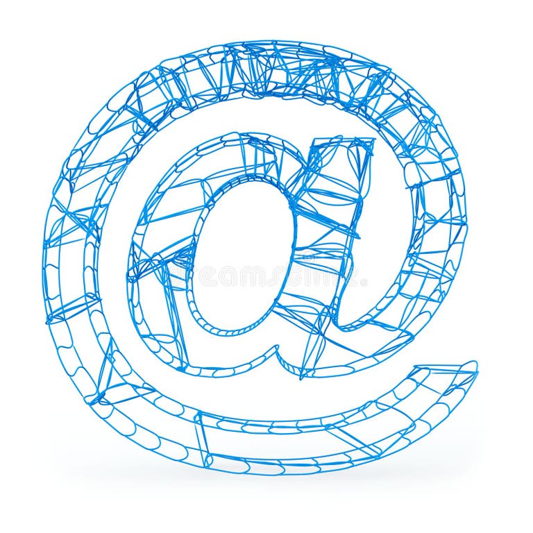 At email symbol stock illustration. Illustration of sign - 19412833