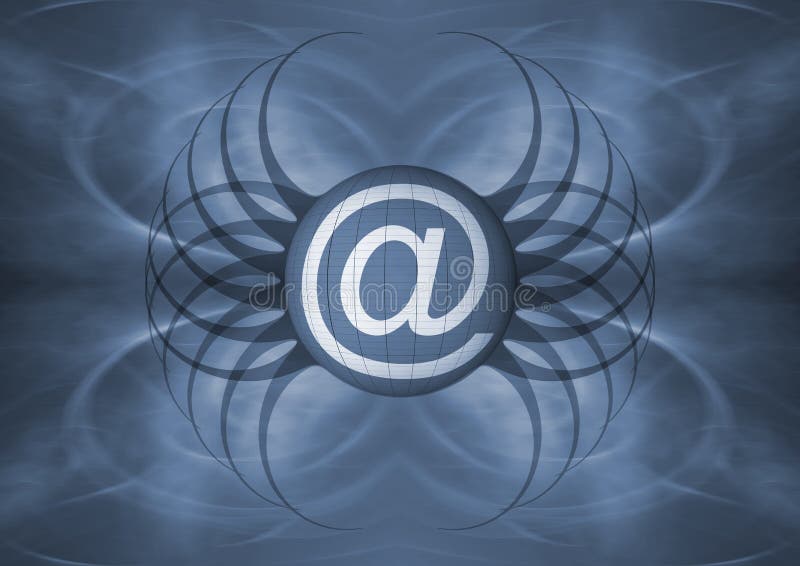 Email symbol stock illustration. Illustration of computer - 4529205