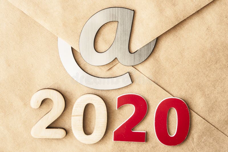 Email Symbol on Business Letters Concept for Internet, Contact Us and E ...