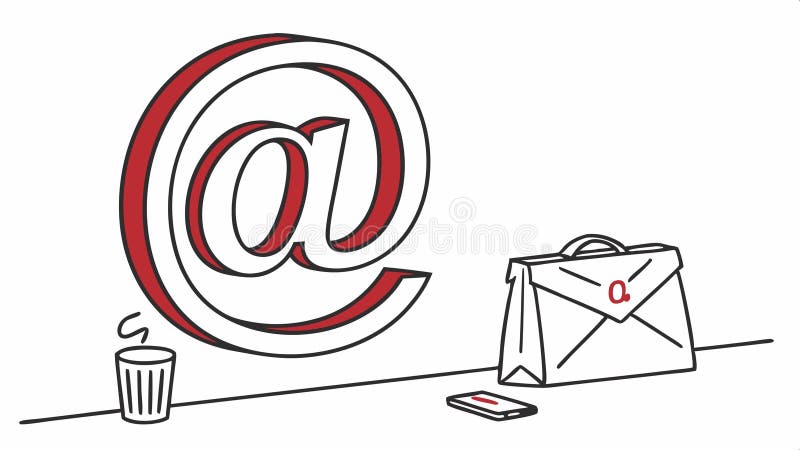 Email at Symbol Vector. Communication and Contact Icon for Messaging ...