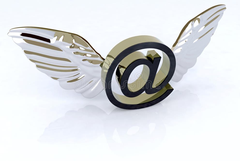 Email Symbol Wings Stock Illustrations – 782 Email Symbol Wings Stock ...