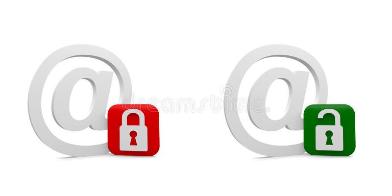 Email symbols stock illustration. Illustration of email - 32001428