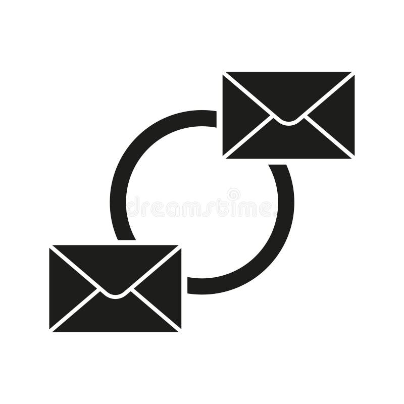 Email Synchronize Icon. Email Sync Symbol. Vector Illustration. EPS 10 ...