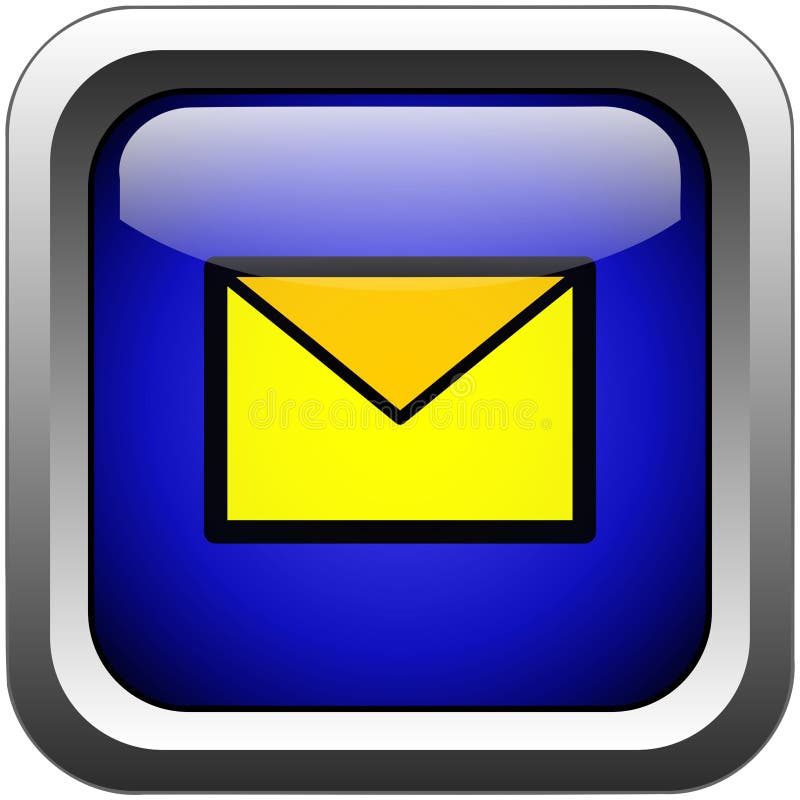 EMail-Taste stock abbildung. Illustration von glas, taste - 18575731