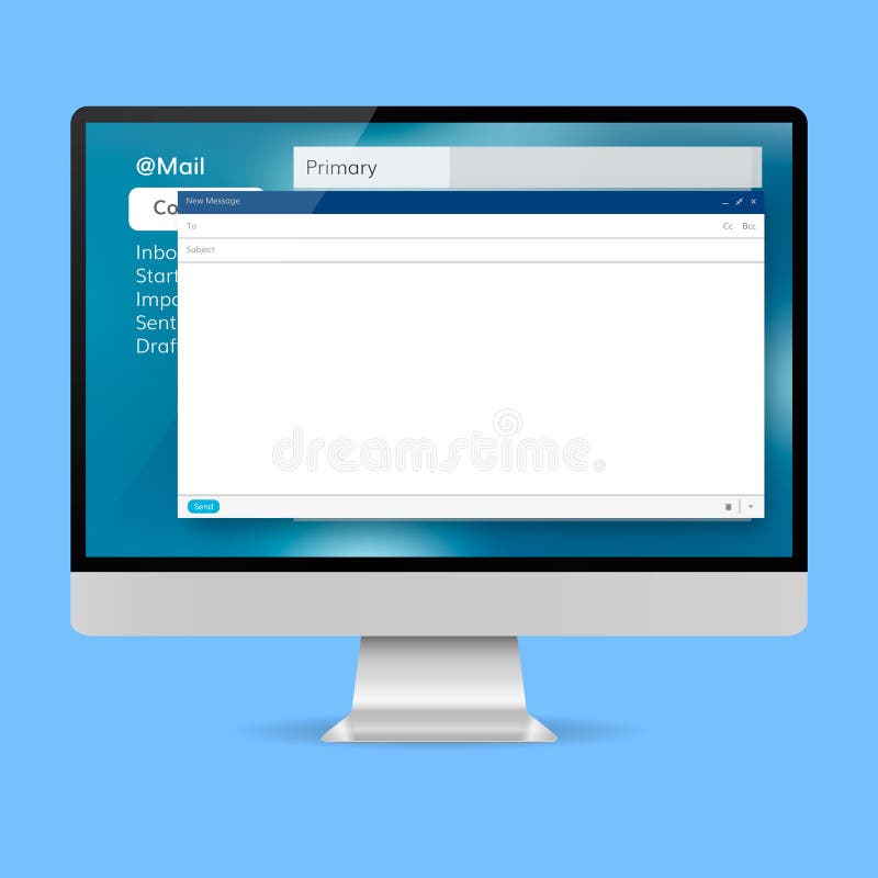 Corporate Email Signature stock vector. Illustration of signature ...