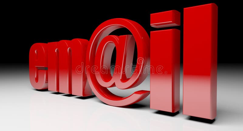 Arobase at Email Symbol Illustration Stock Illustration - Illustration ...