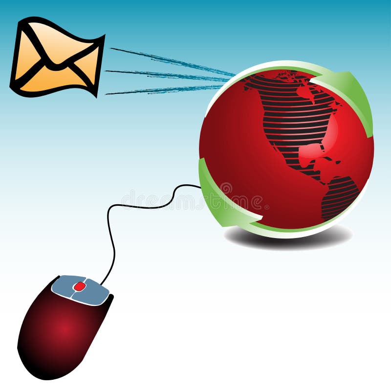 Email theme stock illustration. Illustration of colorful - 12065530