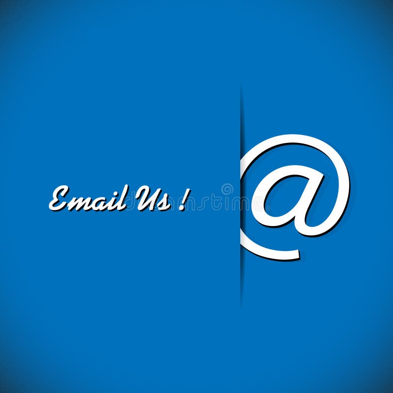 Email Us stock vector. Illustration of design, mail, concept - 28206869