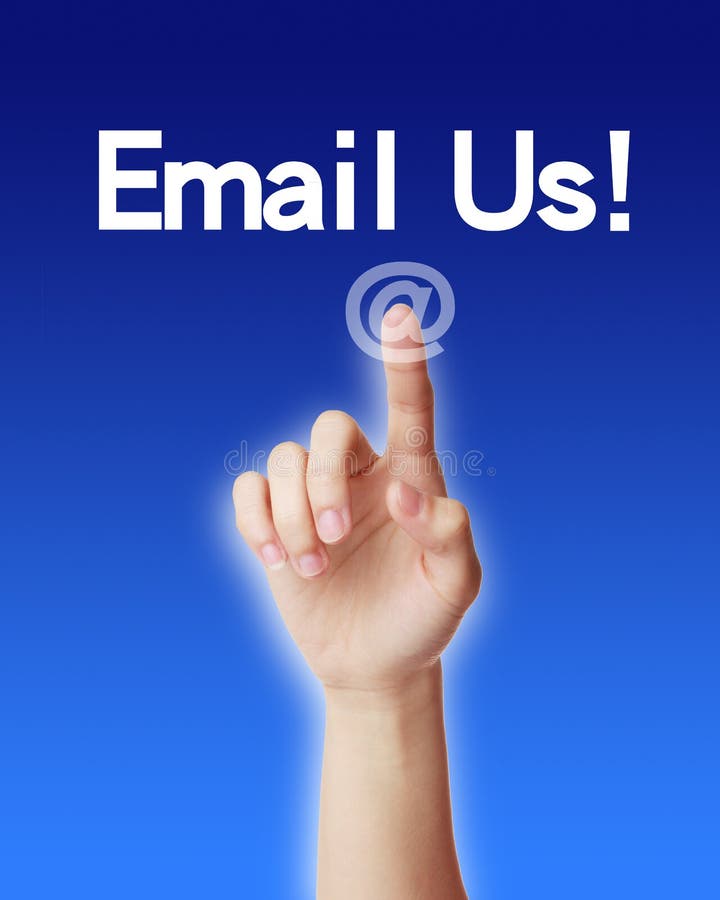 Email Us! stock image. Image of luck, blue, chalk, email - 40629319