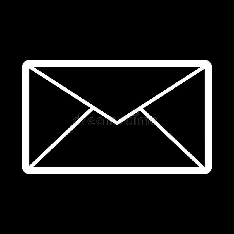 Email Icon Black And White