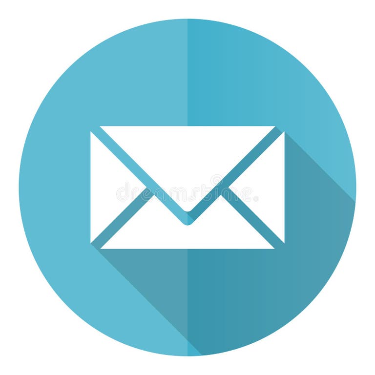 Blue Email Envelope Icon Stock Illustrations – 20,504 Blue Email ...