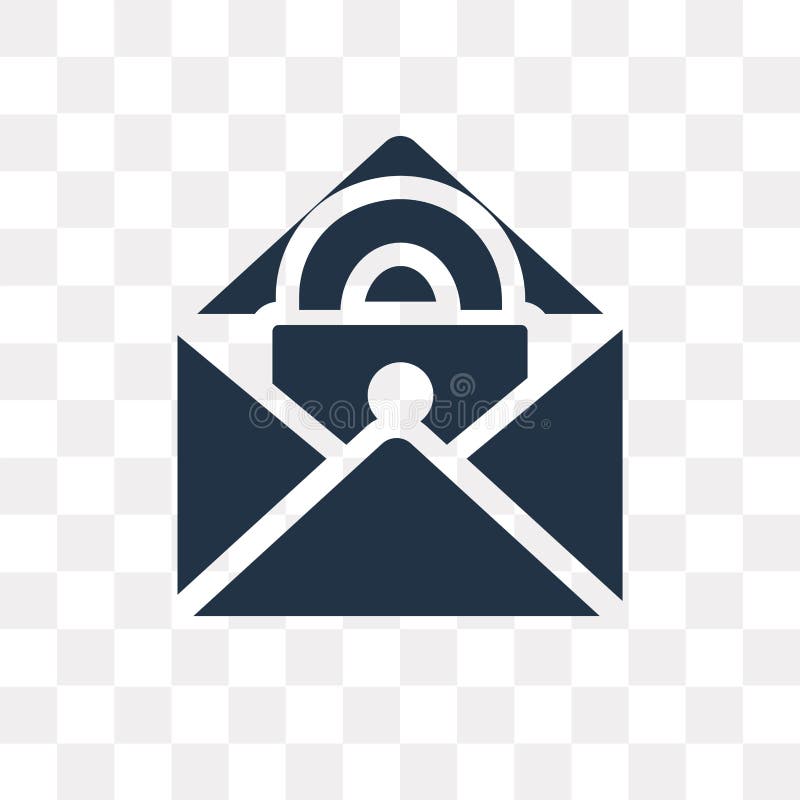 Email Vector Icon Isolated on Transparent Background, Linear Email ...