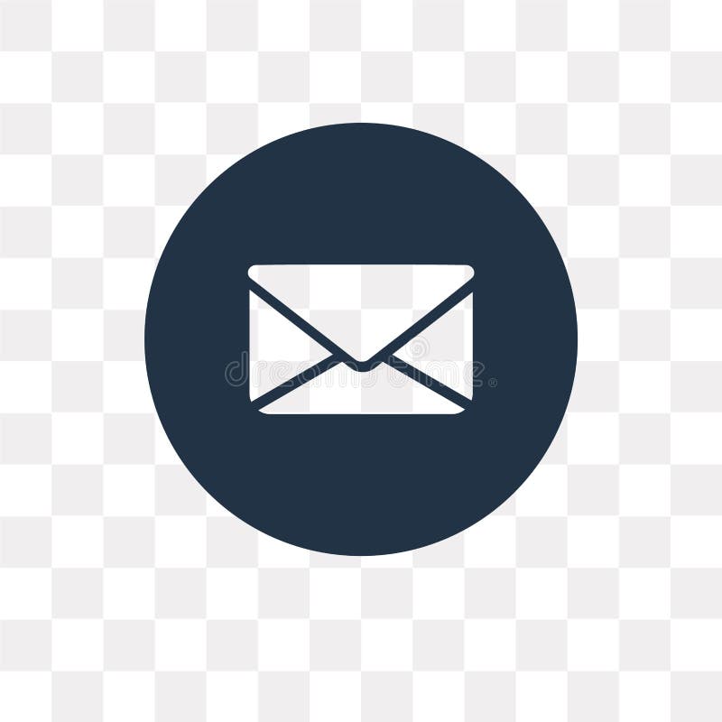 Email Vector Icon Isolated on Transparent Background, Linear Email ...