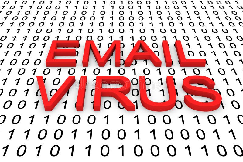 Email Virus 3d Rendering Isometric Icon. Stock Vector - Illustration of ...