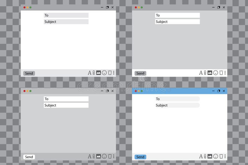 Gmail Template Stock Illustrations – 174 Gmail Template Stock ...