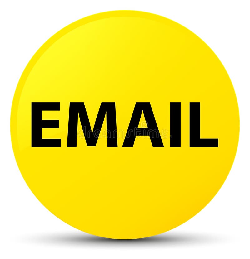 1 Email On Yellow Background Stock Illustration - Illustration of ...
