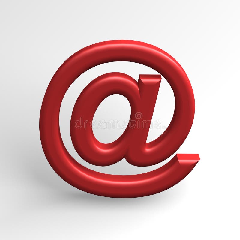 Emailen Sie Zeichenikone In Einem Flachen Design In Der Schwarzen Farbe ...