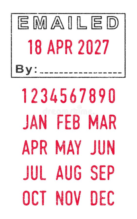 Emailed Stamp Stock Illustrations – 2 Emailed Stamp Stock Illustrations ...