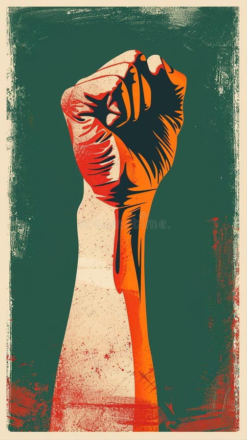 Emancipation Day, Liberation Day Poster Design with Hand. Stock ...