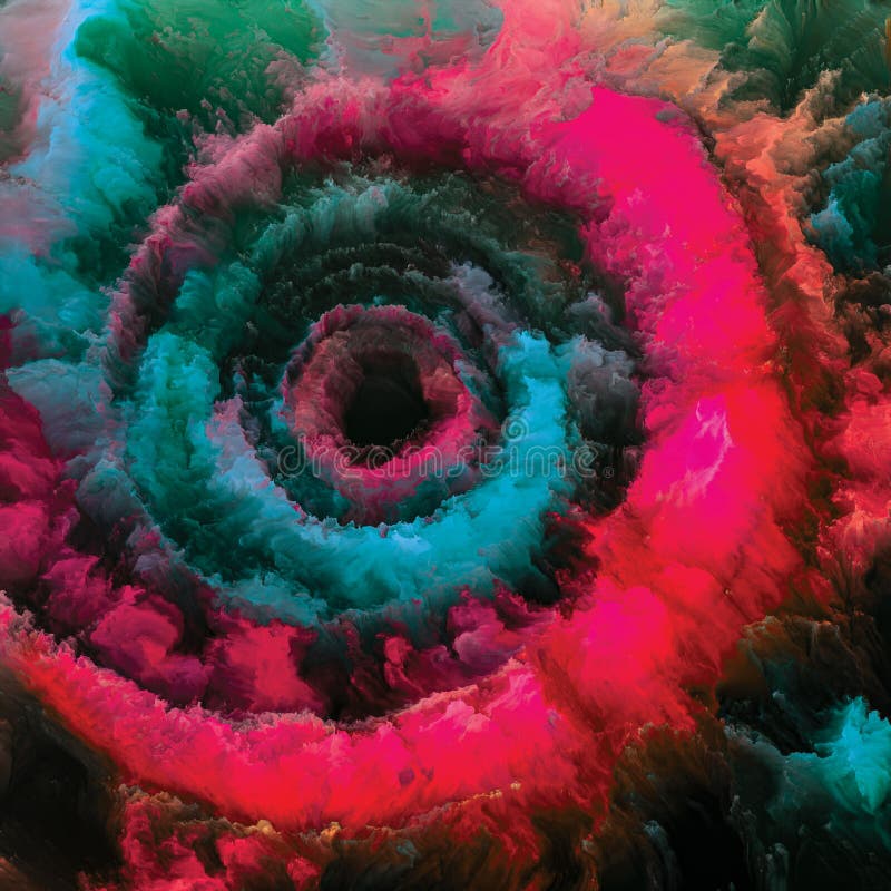 Emancipation of Vibrant Colors Stock Illustration - Illustration of ...