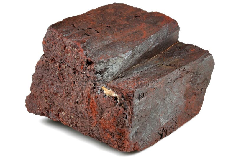 Ematite immagine stock. Immagine di pietra, industria - 108475065