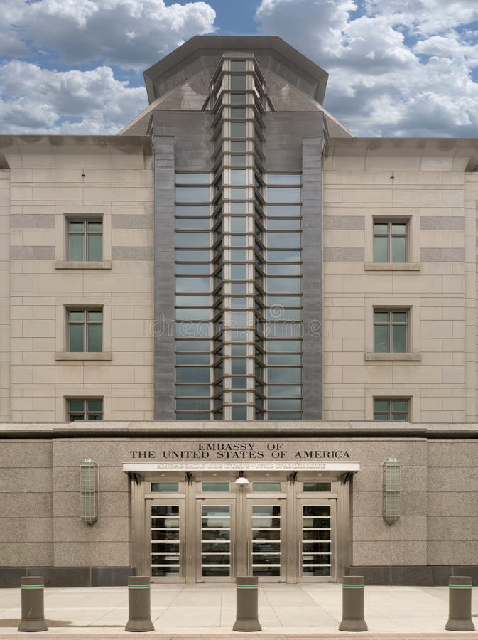 Embajada de Estados Unidos foto editorial. Imagen de recorrido - 31375566