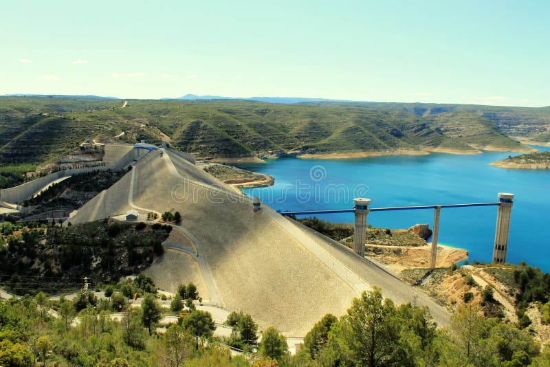 Embalse de Tous stock photo. Image of europe, traveling - 74824498