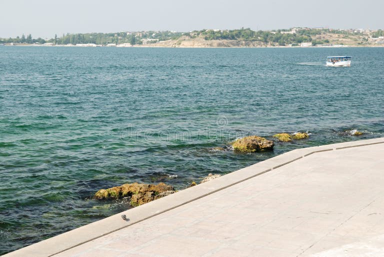 Embankment stock photo. Image of wave, stone, travel, summer - 7656426