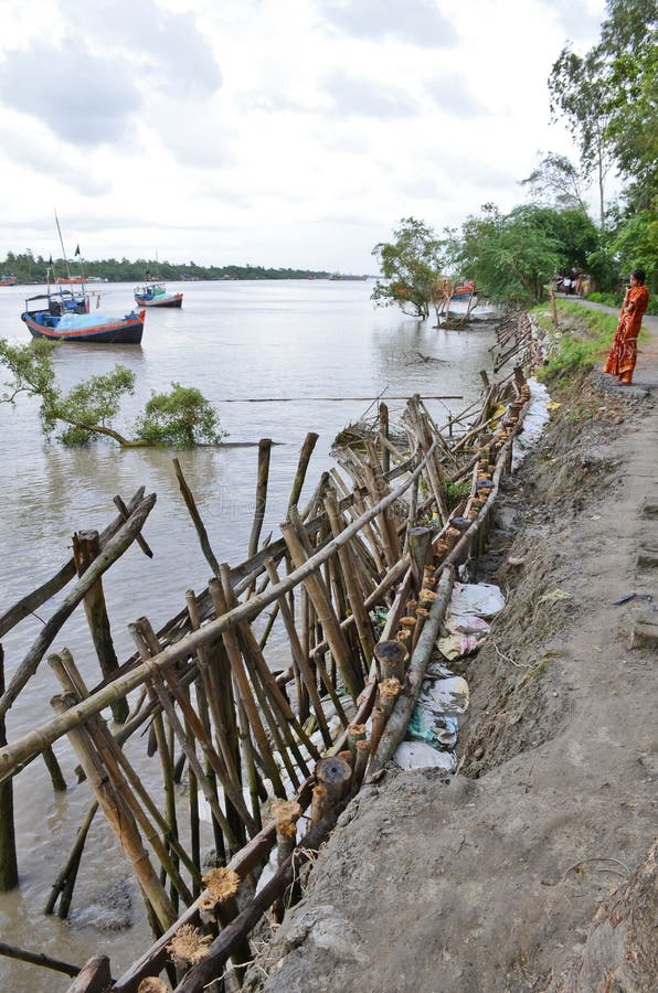 Embankment Problem in Sundarban Editorial Image - Image of colour ...