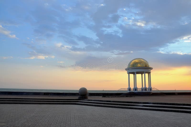 Embankment at the sea stock image. Image of scene, boulevard - 21532025