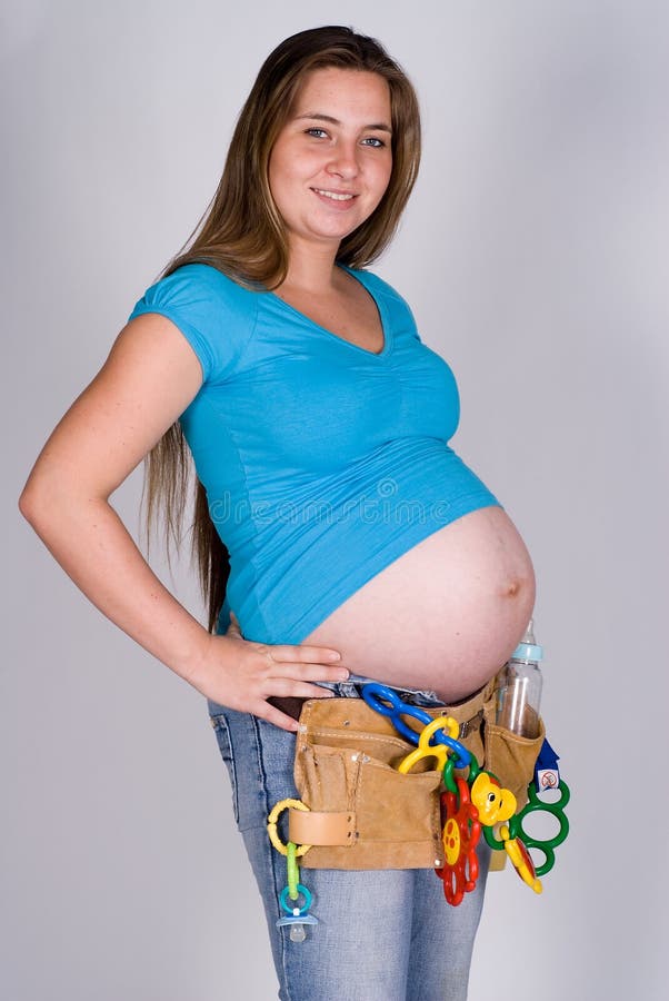 Embarazado foto de archivo. Imagen de lindo, cuidado, newborn - 3188322
