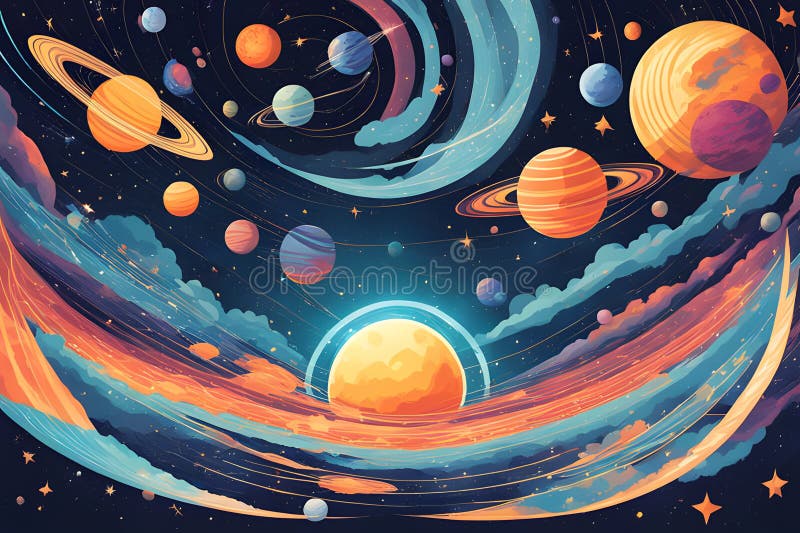 AI Generated- Illustrations for the Concept of Physics on the Topic of ...