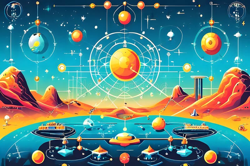 AI Generated-AI Generated Illustrations for the Concept of Physics on ...