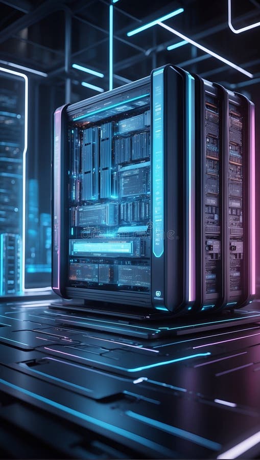 QuantumQuotient Odyssey: Symphony of Data Innovation. AI Generate Stock ...