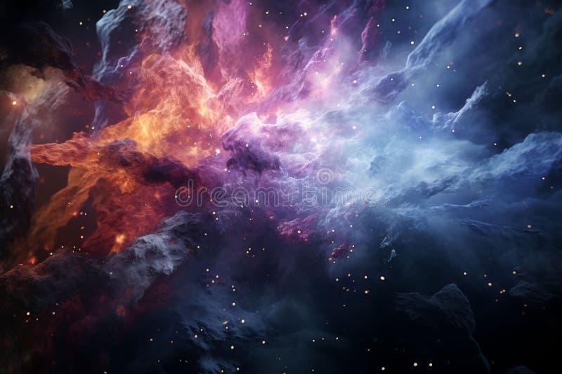 Quantum Leap through Abstract Dimensions Where Stock Illustration ...