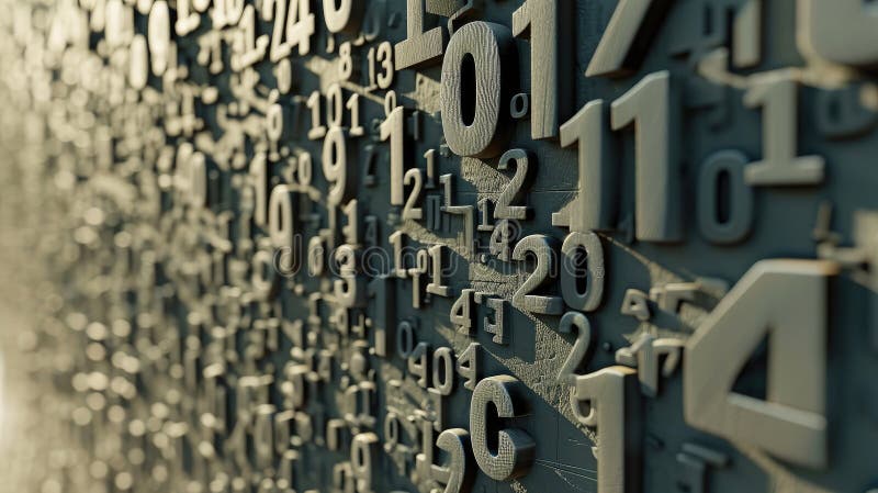 Numeric Tapestry: the Mathematical Mosaic of Infinite Patterns Stock ...