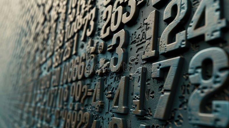 Numeric Tapestry: the Mathematical Mosaic of Infinite Patterns Stock ...