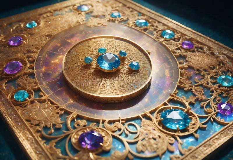 Embarking on a High-Definition Virtual Treasure Hunt Stock Illustration ...