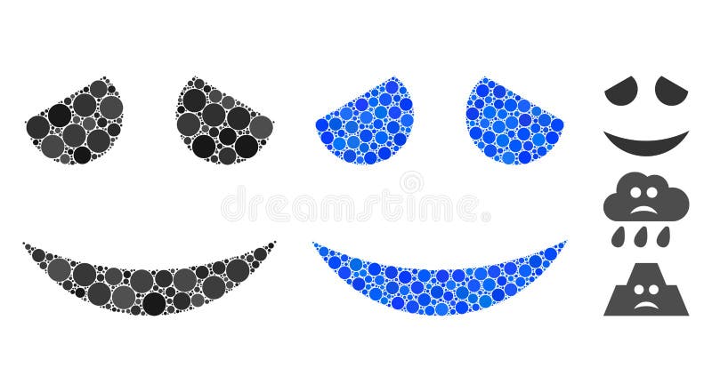 Embarrassed Smiley with Confused Look Isolated Stock Vector ...