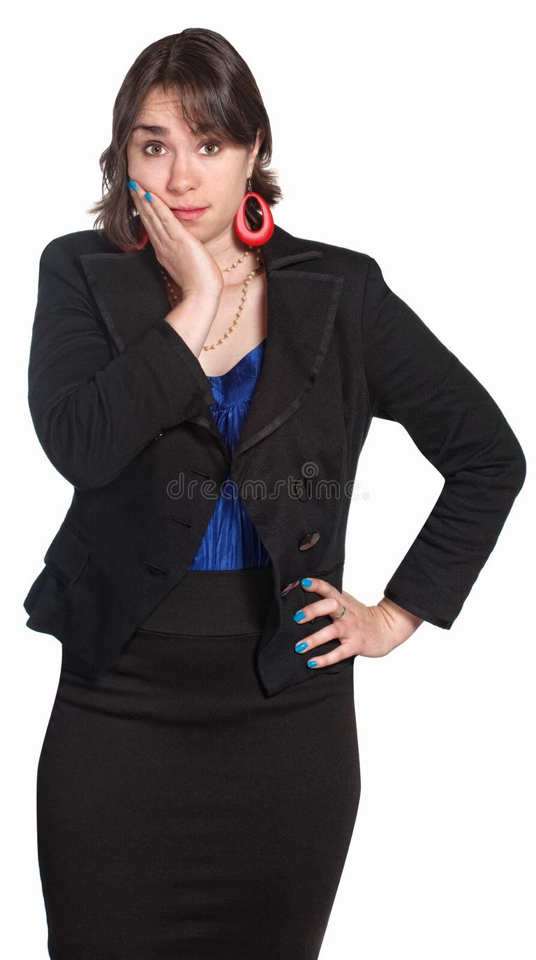 Woman Blushing Embarrassed Stock Photos - Free & Royalty-Free Stock ...