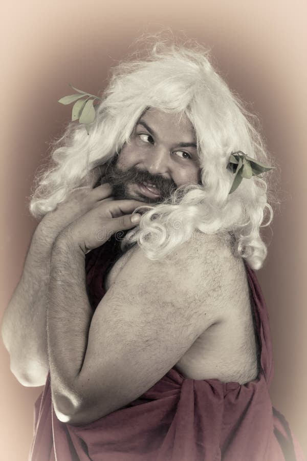 Embarrassed Zeus stock photo. Image of infatuated, hair - 55907490