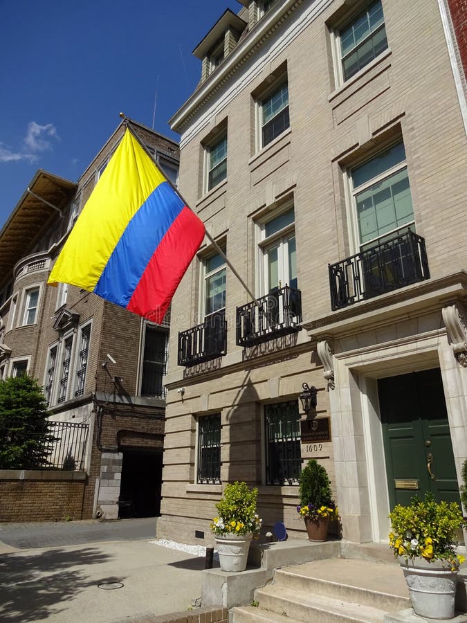 Embassy of Colombia in Washington DC Stock Image - Image of washington ...