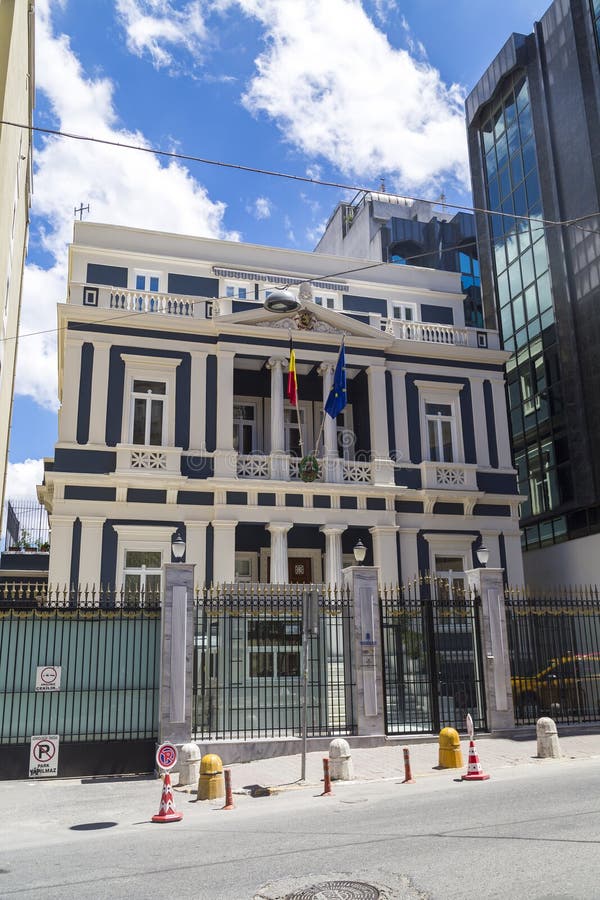 Embassy and Consulate of Belgium in Istanbul, Editorial Photography ...